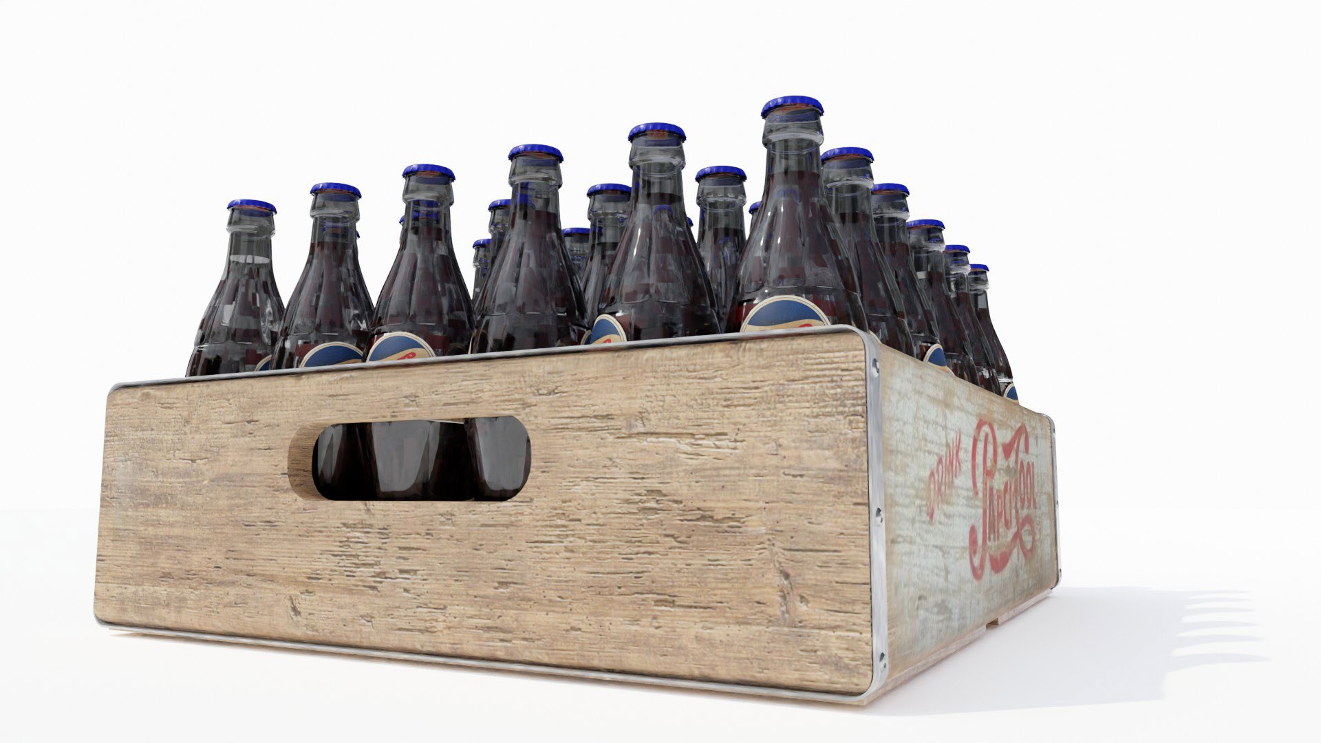 3D Vintage Case Sodas - TurboSquid 1426642