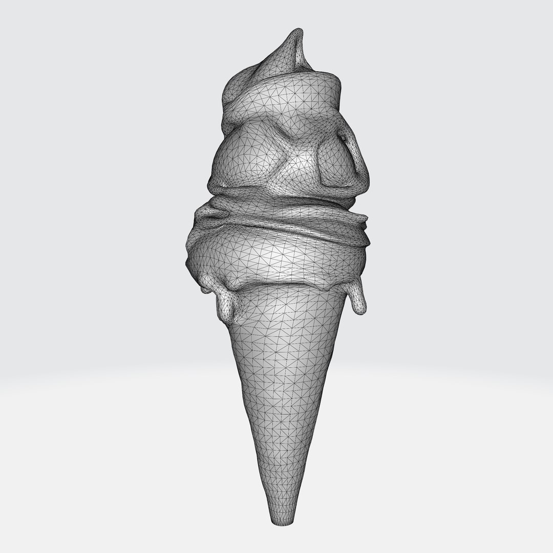 Ice Cream Cone 3D Model - TurboSquid 2275742