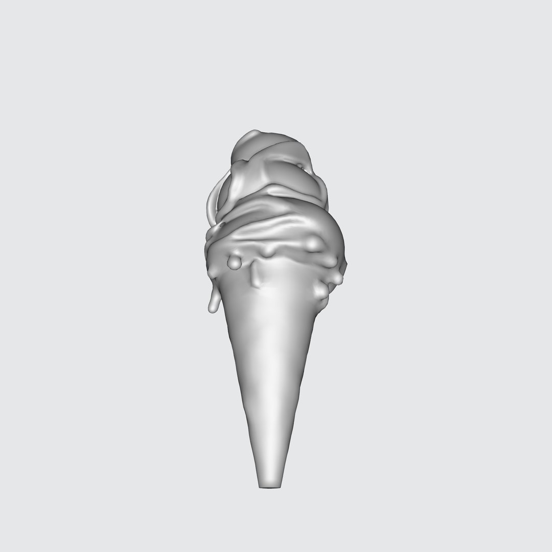 Ice Cream Cone 3D Model - TurboSquid 2275742