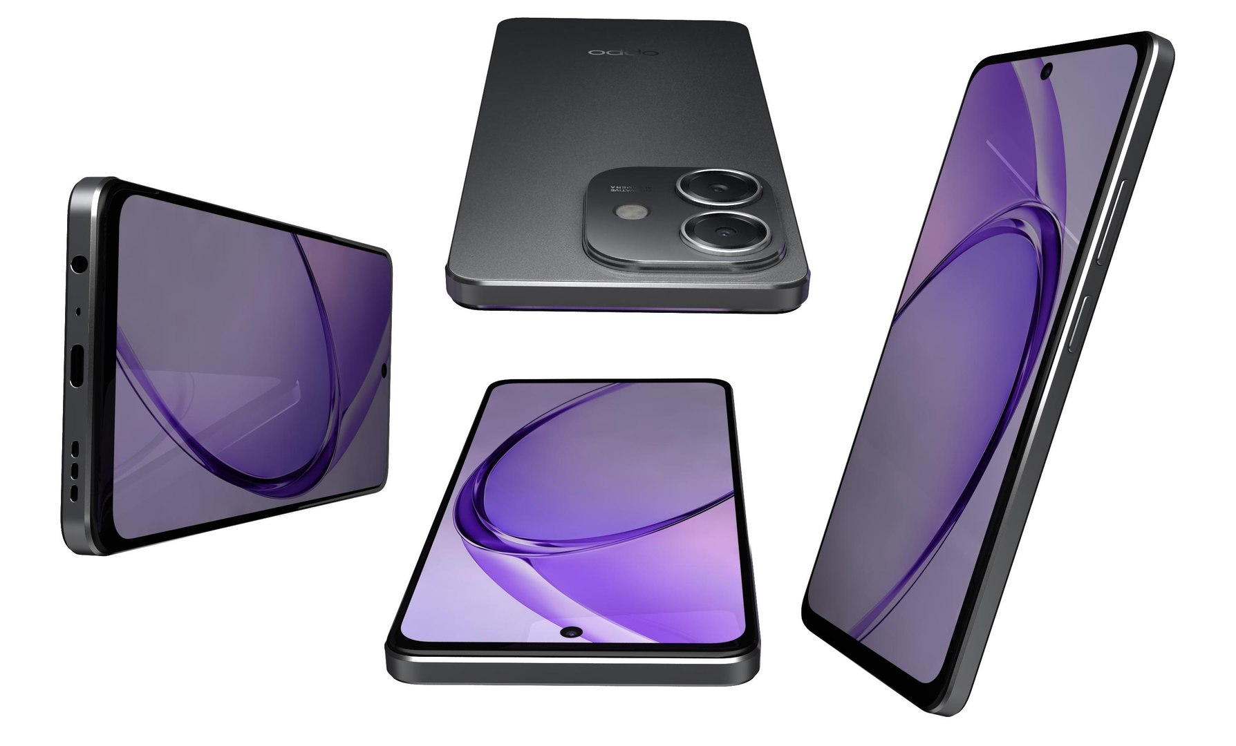 3D Oppo A3x 5G Black - TurboSquid 2268794