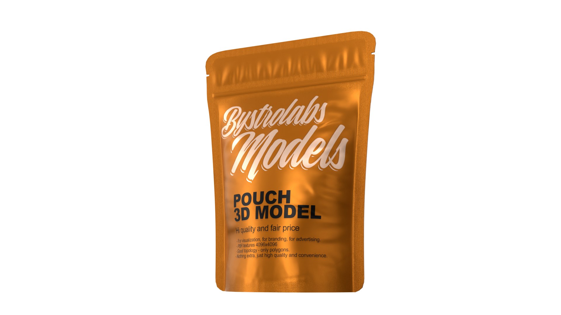 Food Pouch Bag Model - TurboSquid 2277465