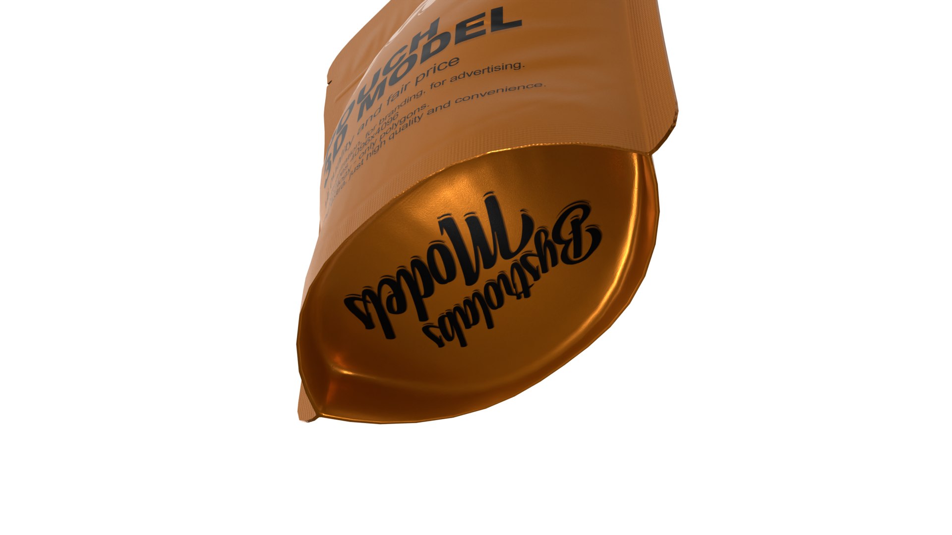 Food Pouch Bag Model - TurboSquid 2277465