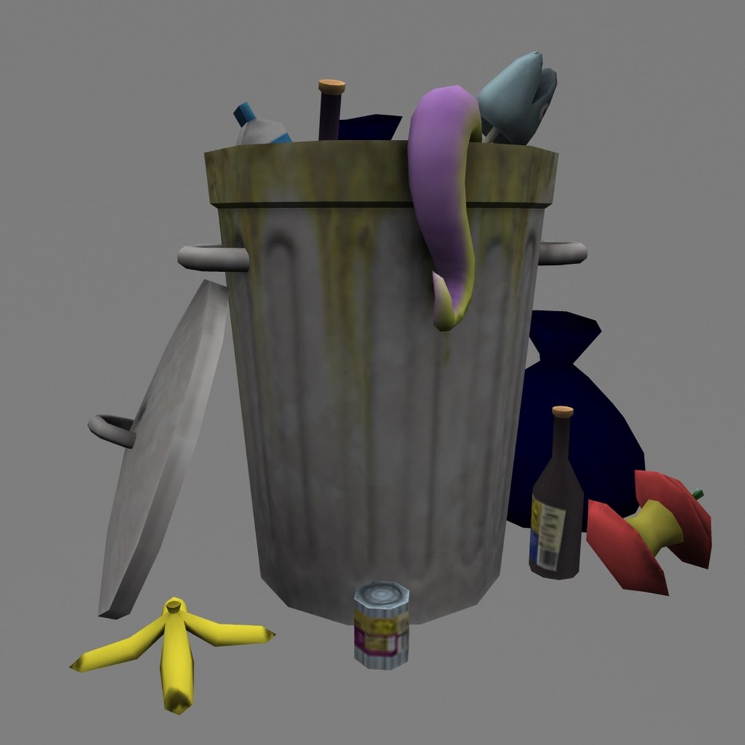 Trash Garbage Games 3d Obj