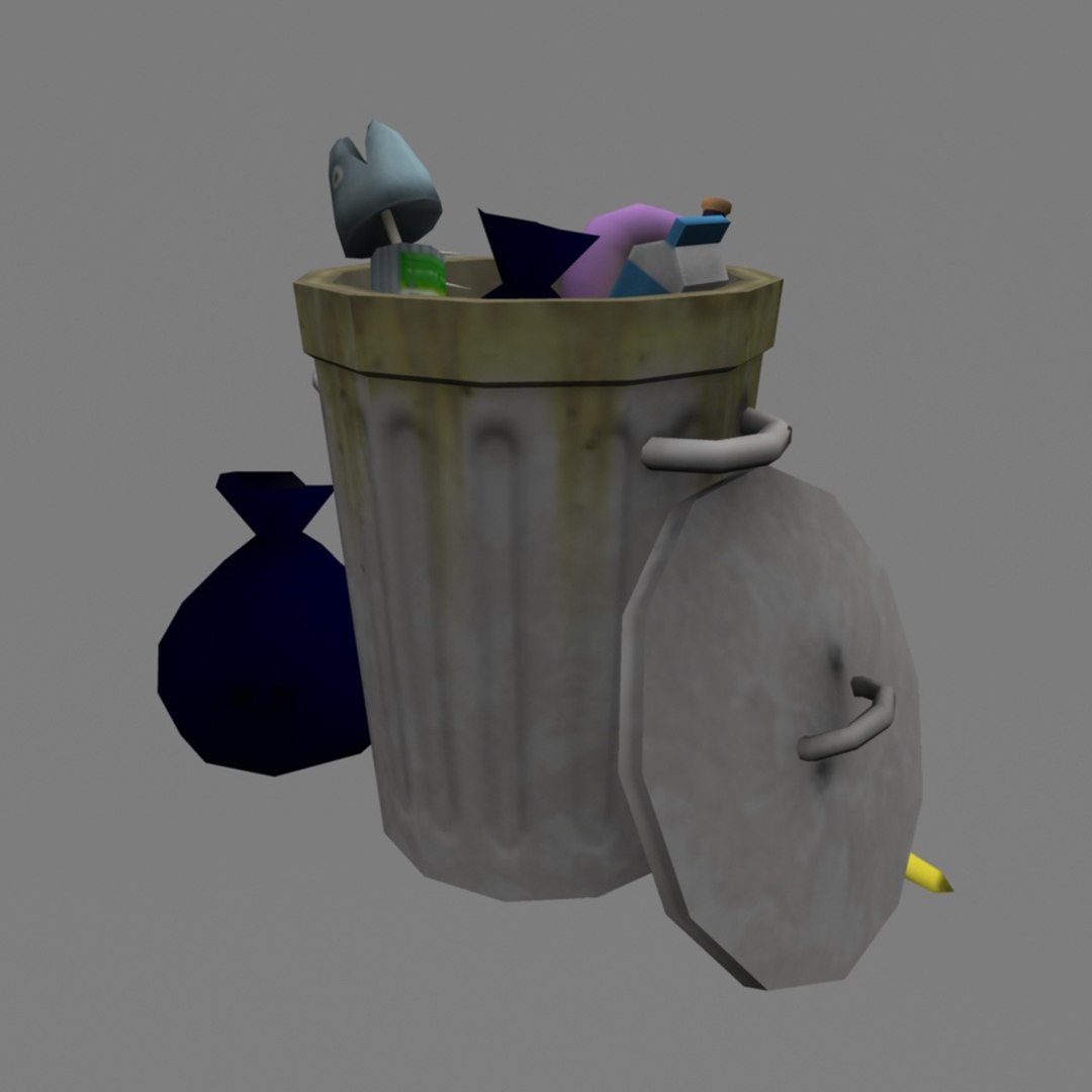 Trash Garbage Games 3d Obj