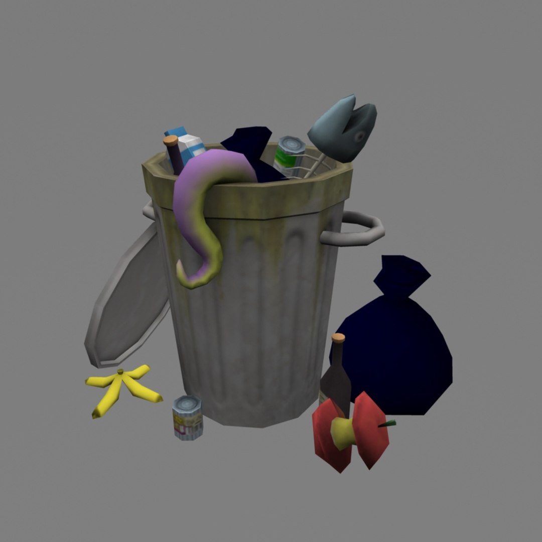 Trash Garbage Games 3d Obj