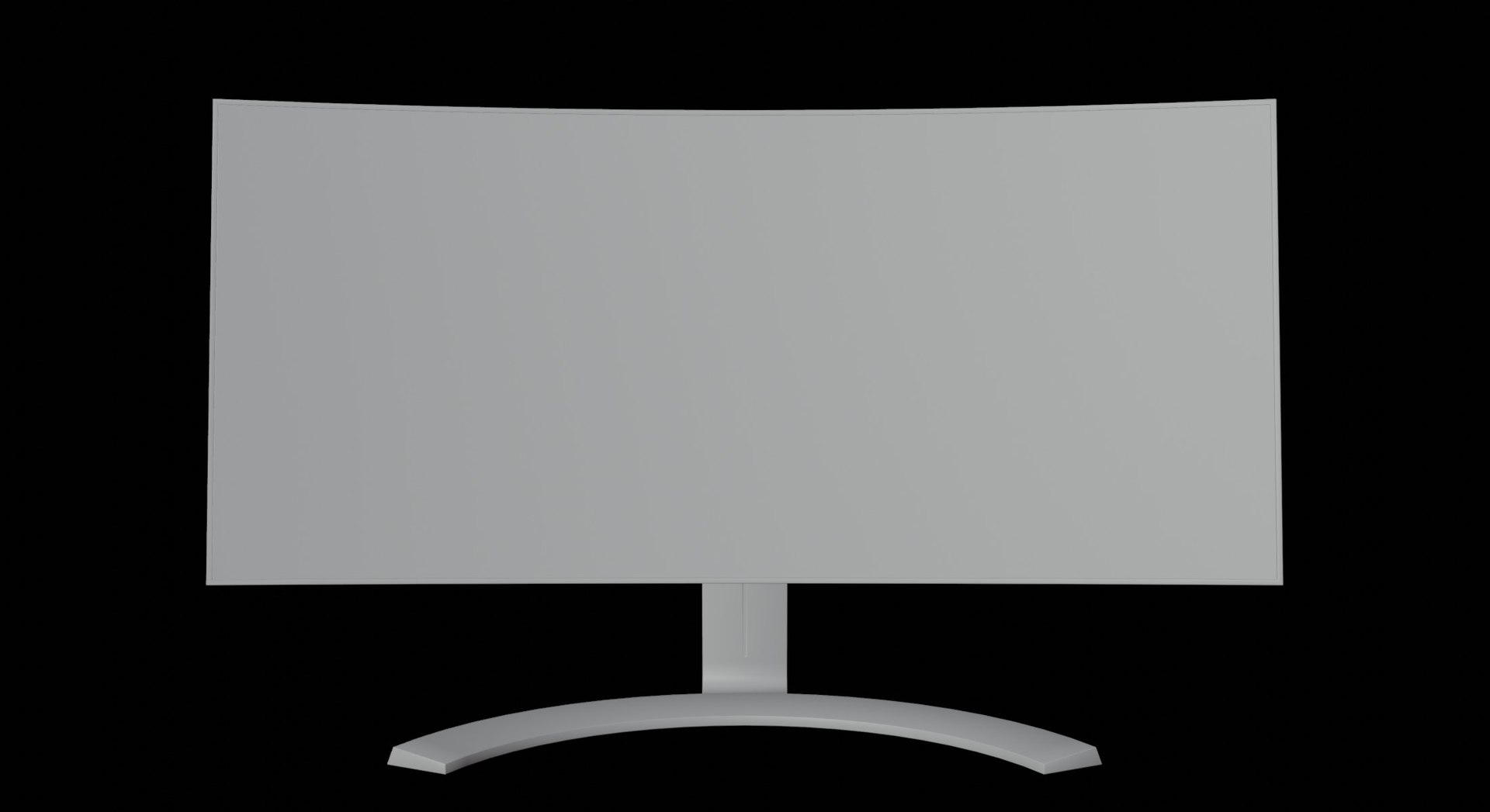 3D Curved Monitor - TurboSquid 2241266