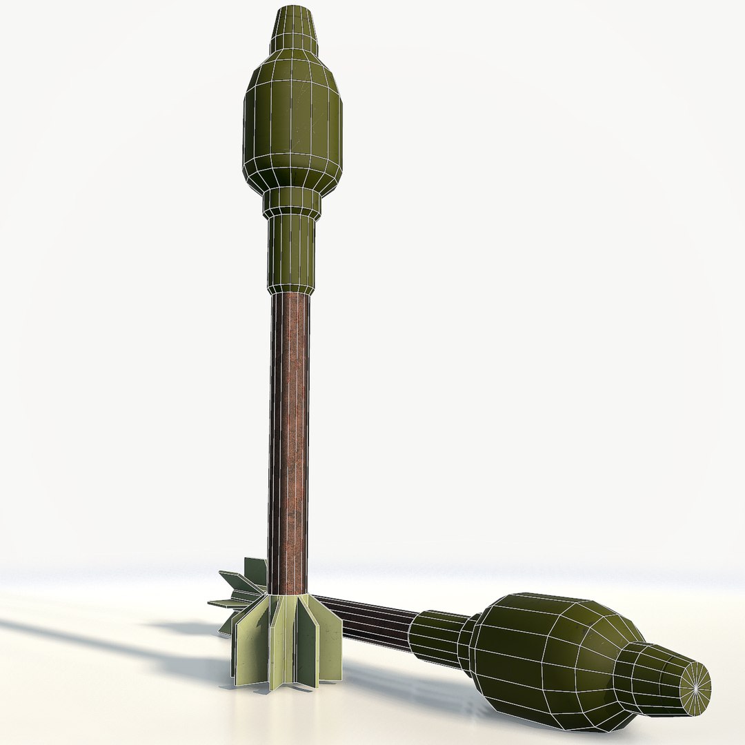 3d Mortar Shell