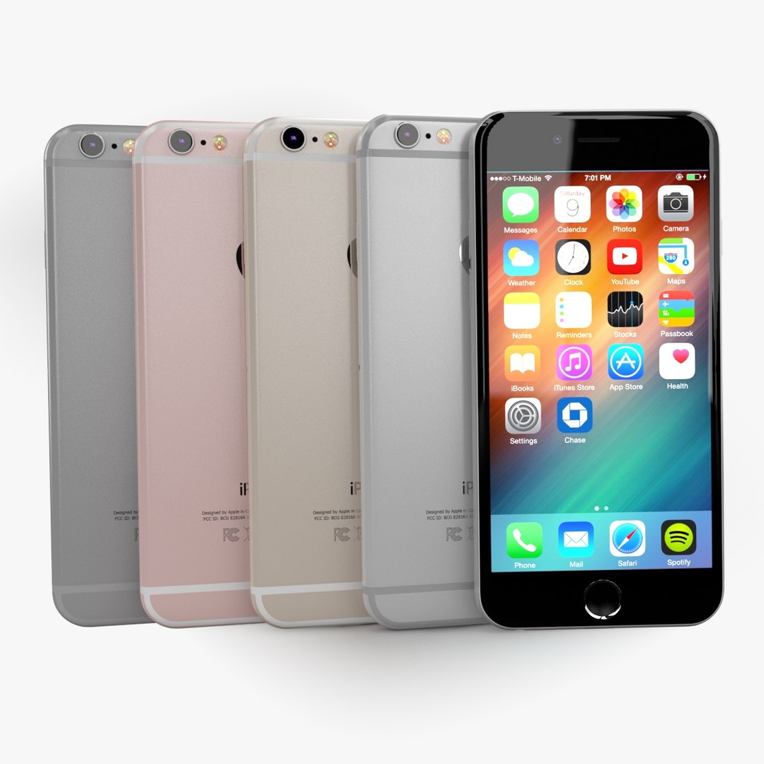 3d Apple Iphone 6s Model