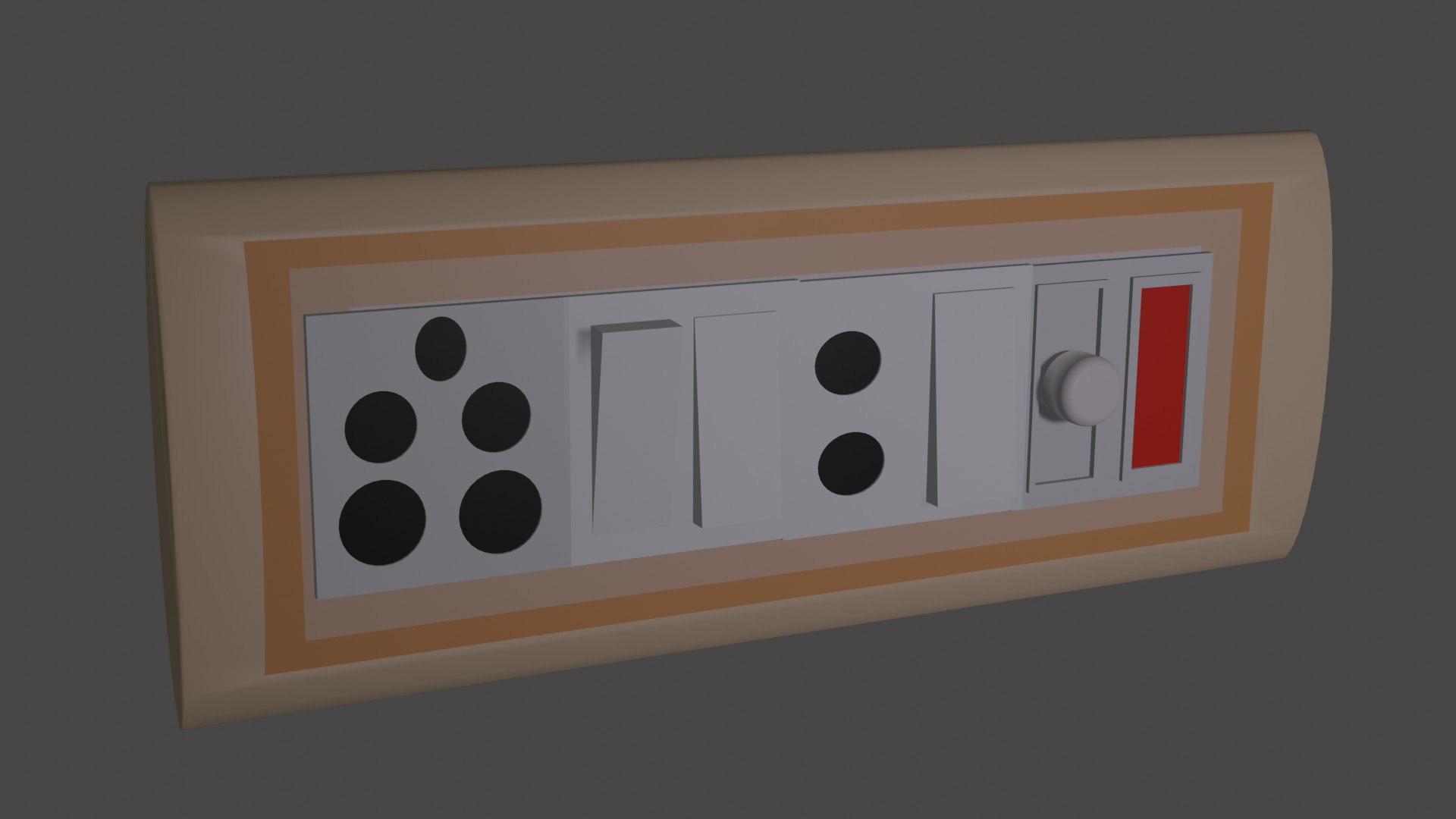 Electric socket 3D model - TurboSquid 1829296
