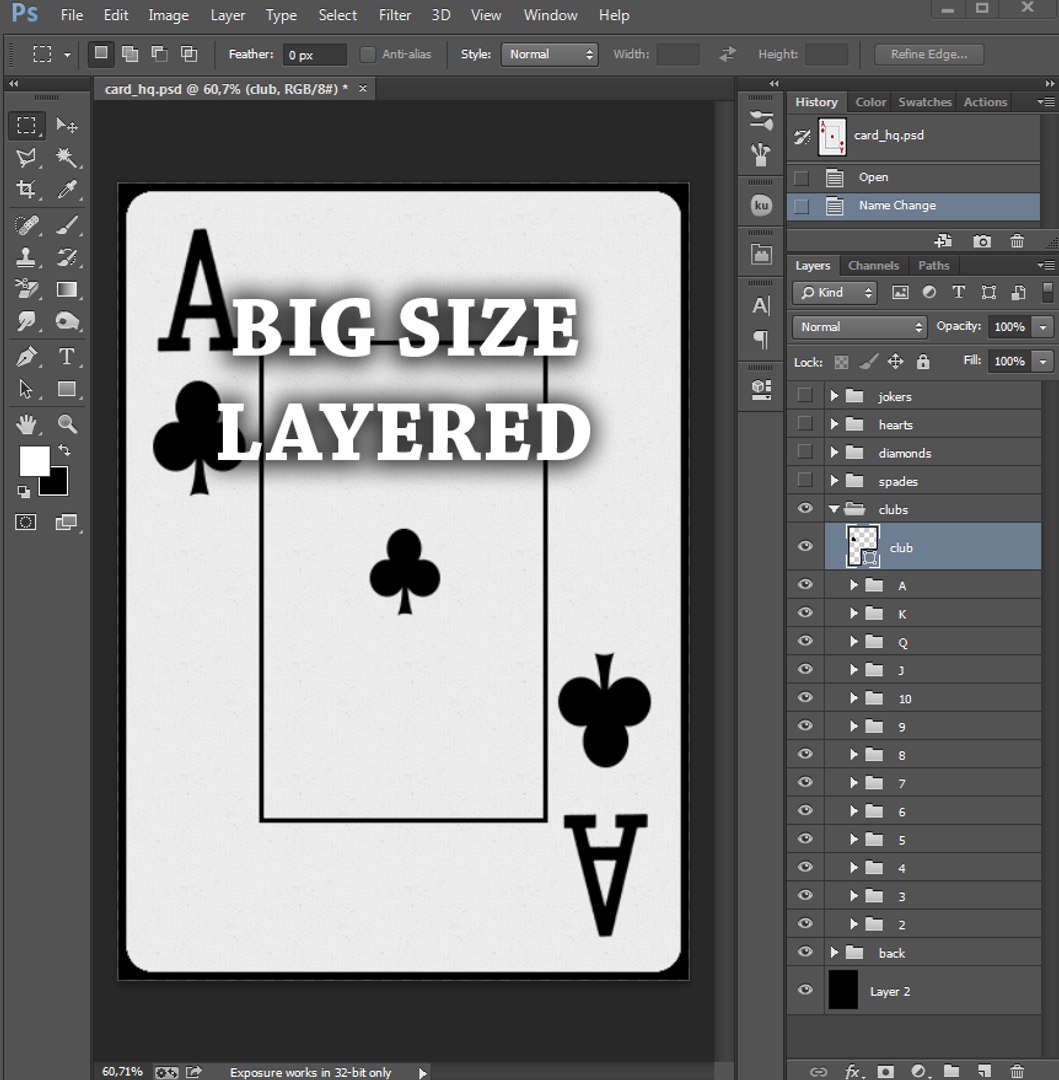 3d poker cards model