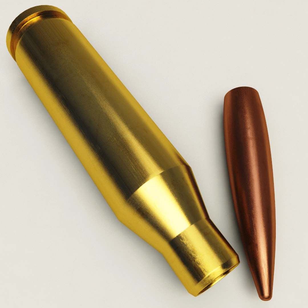 Cartridge 5 45x39 3d Model