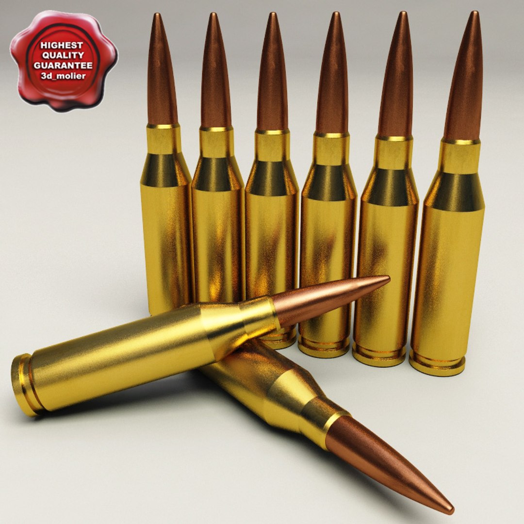 Cartridge 5 45x39 3d Model