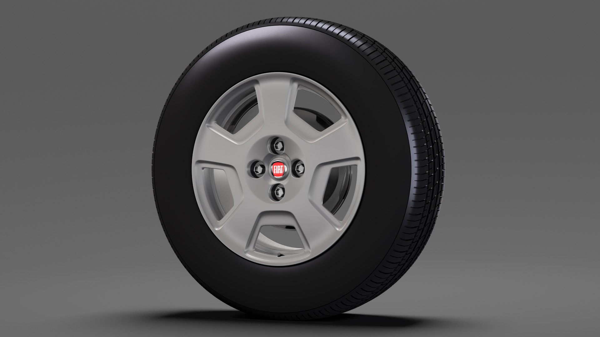 Fiat Fiorino Wheel 2017 3D Model - TurboSquid 1384642