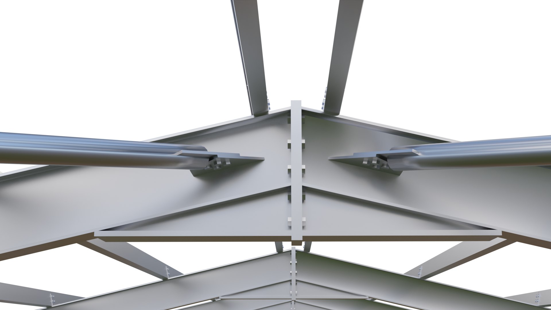 Steel Structure Building Model - TurboSquid 1687946