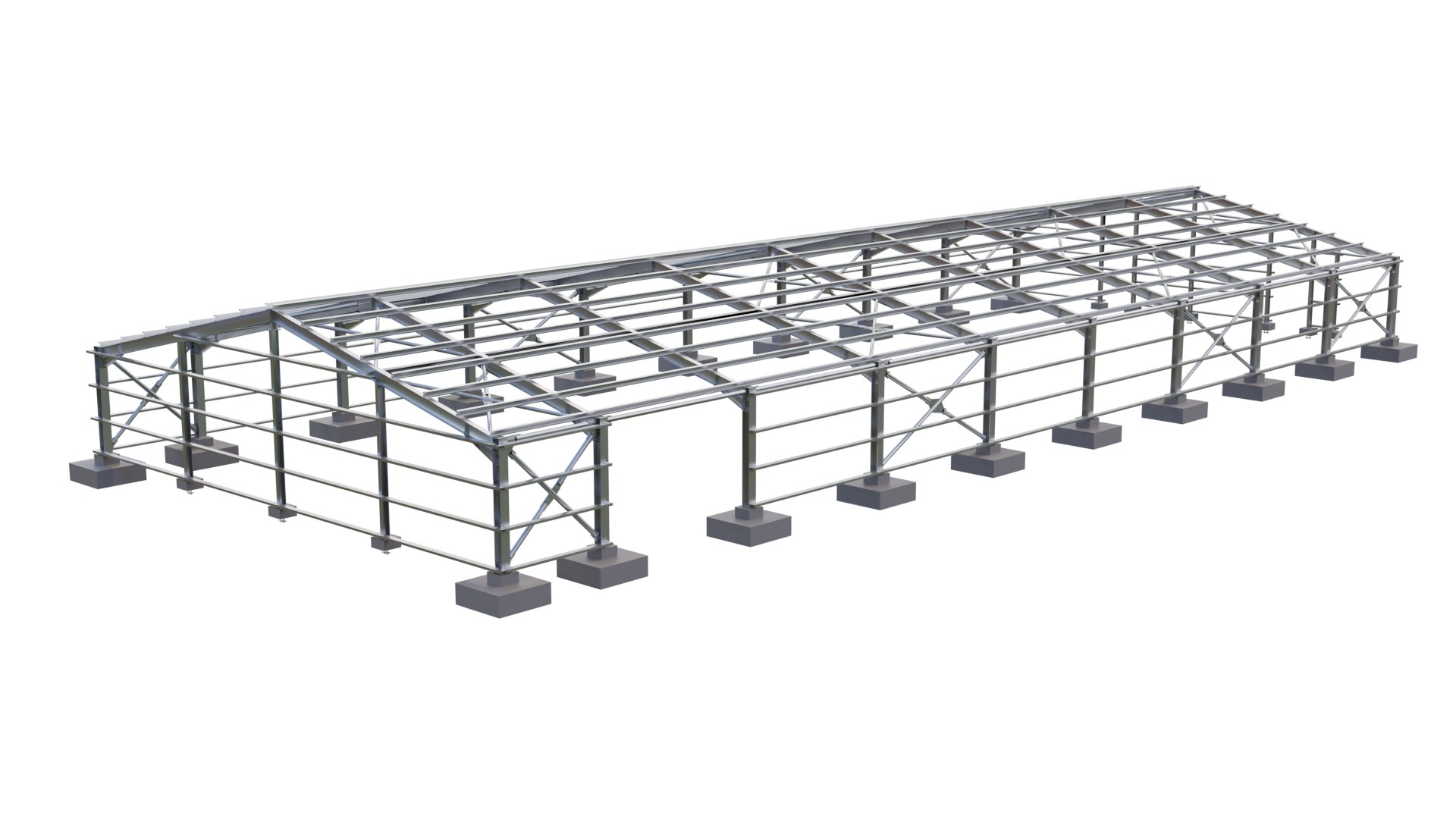 Steel Structure Building Model - TurboSquid 1687946
