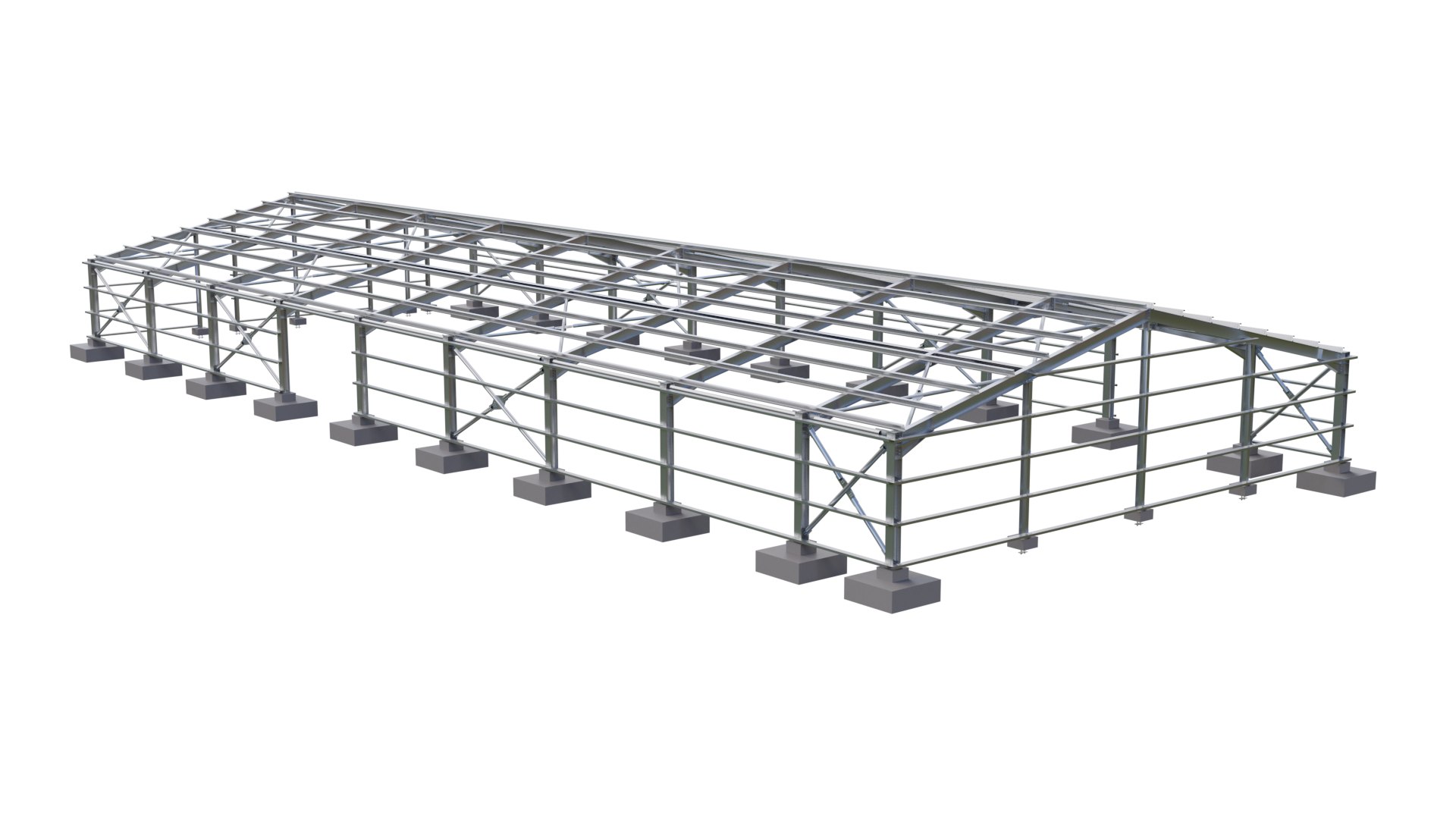 Steel Structure Building Model - TurboSquid 1687946