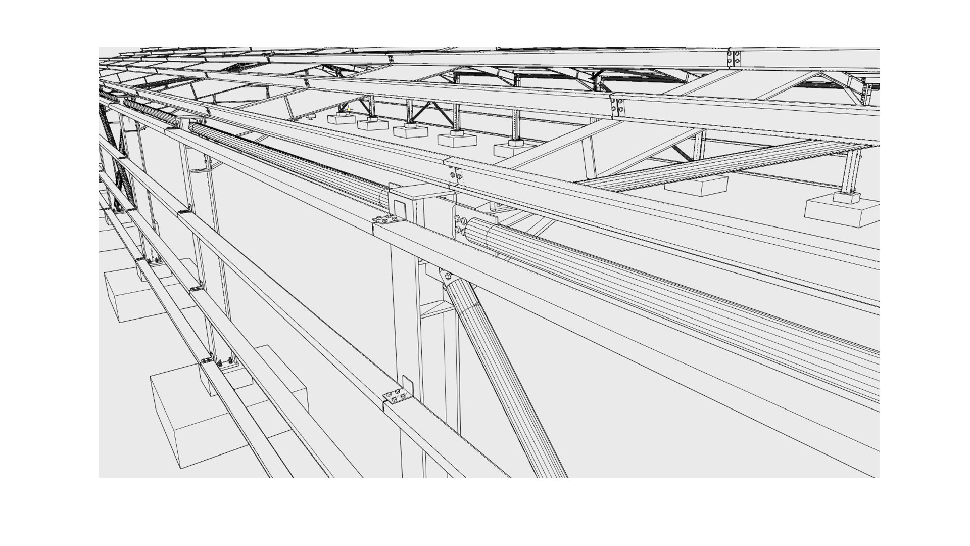 Steel Structure Building Model - TurboSquid 1687946