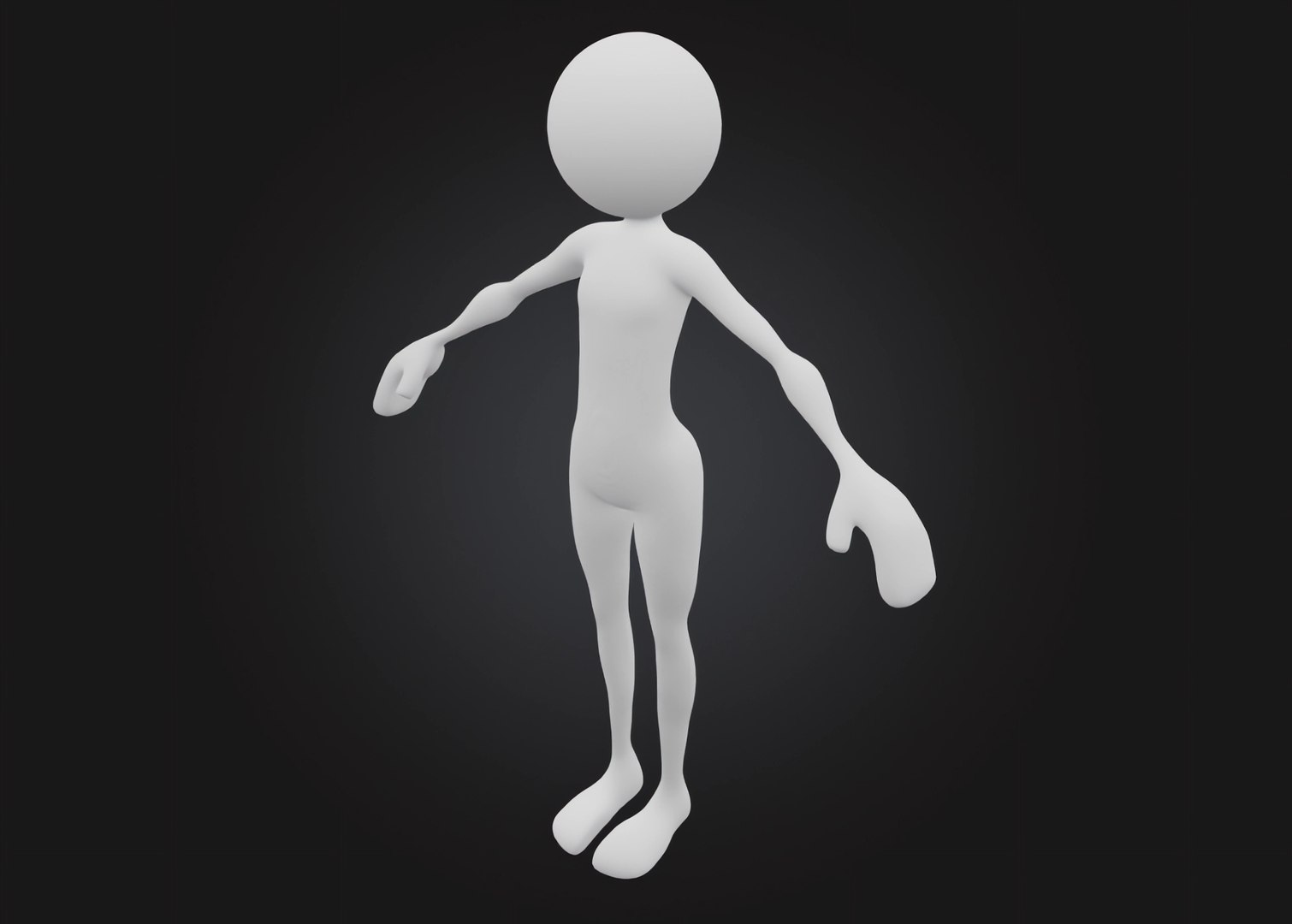 Stickman 3 3D Model - TurboSquid 2291535