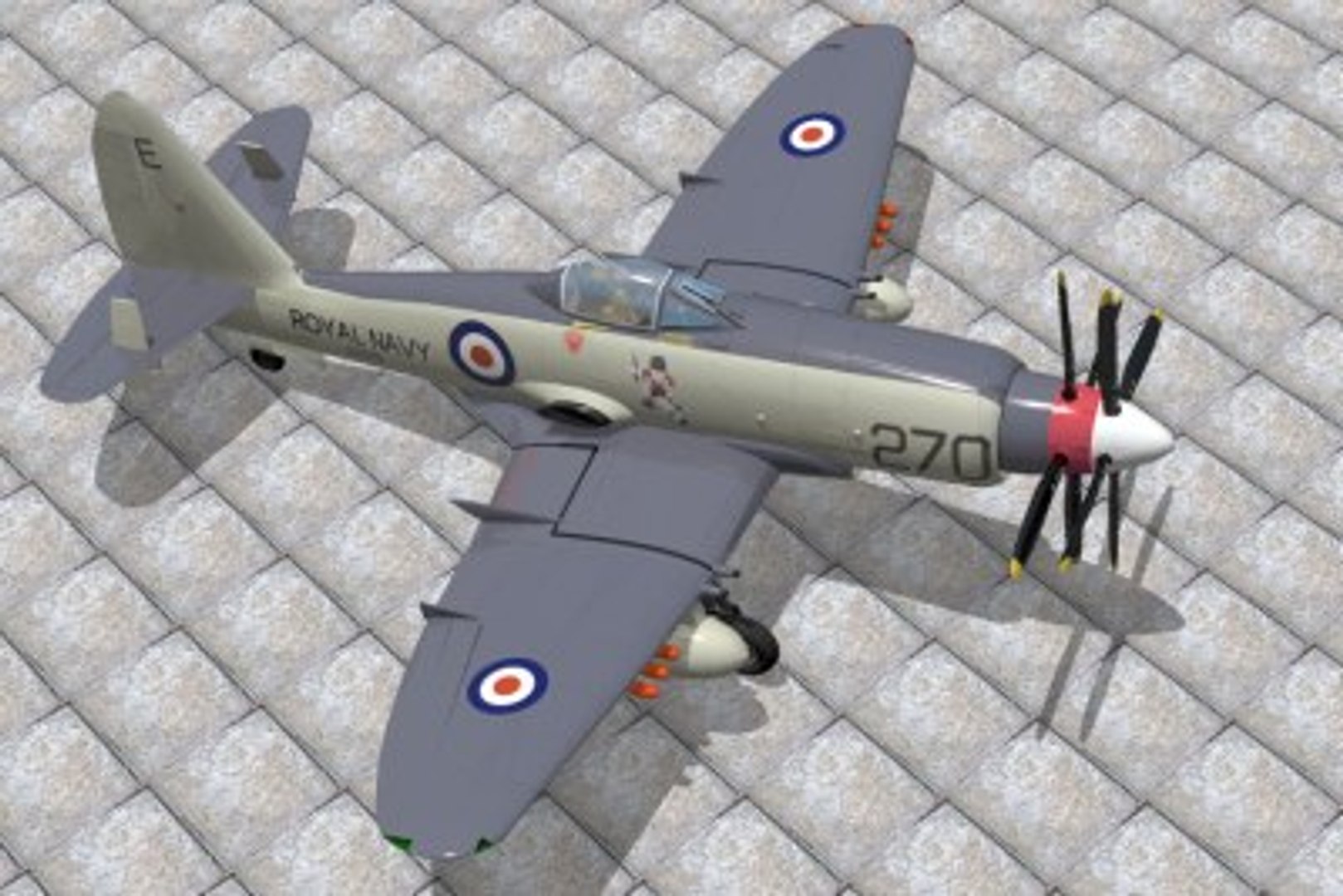 3d Model Westland Wyvern
