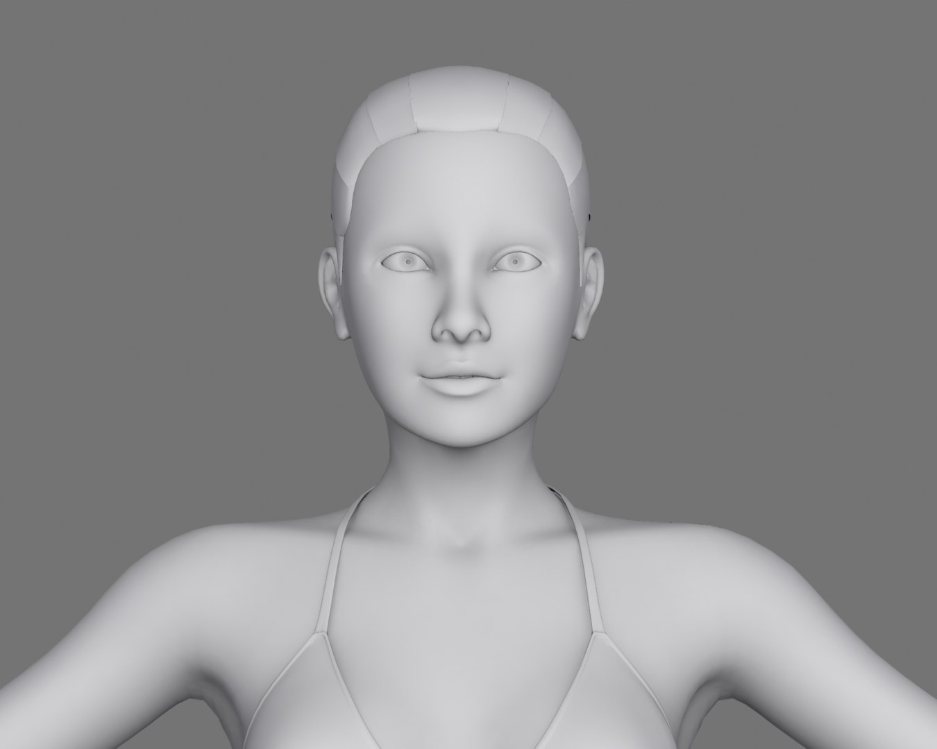 3d Jennifer Realistic Female Model