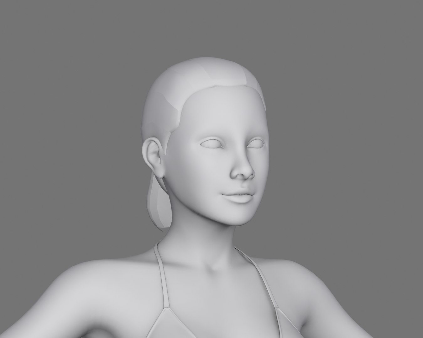 3d Jennifer Realistic Female Model