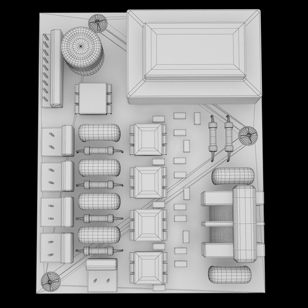 Chip 3d Model