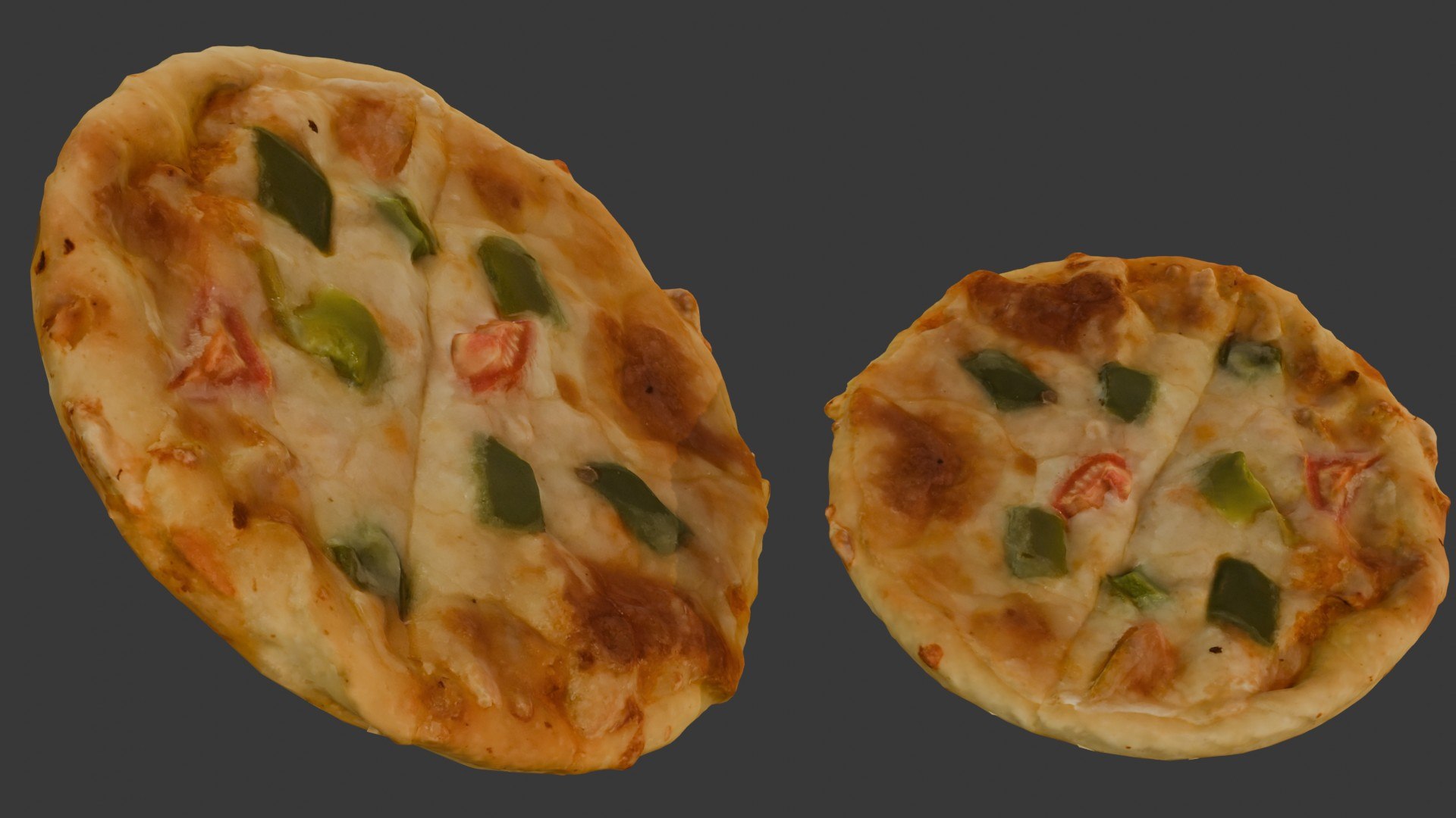 Mini Veggie Pizza Scan 3D Model - TurboSquid 2408361