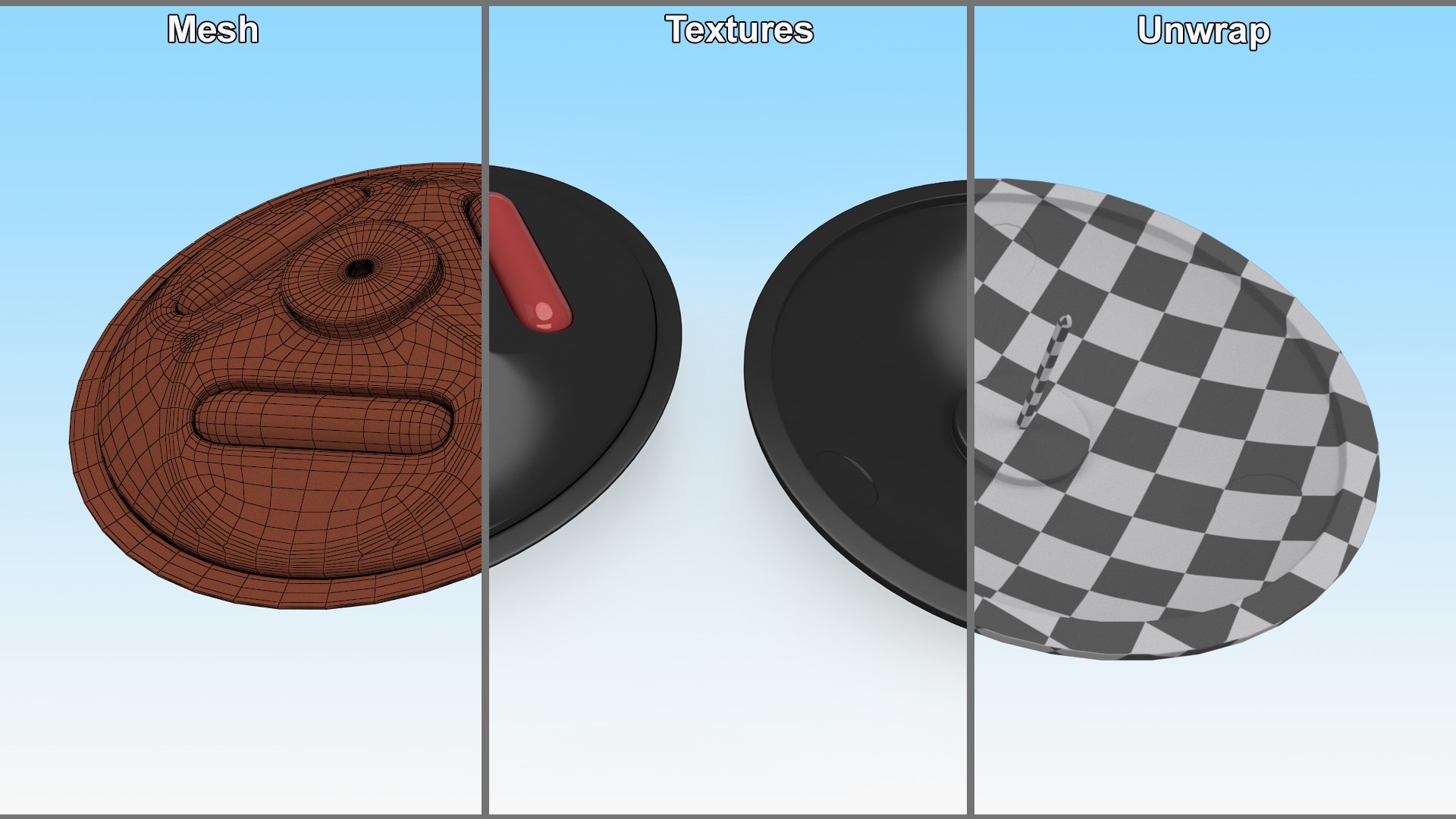 Anti-theft Ink Tag Black 3D Model - TurboSquid 1996837