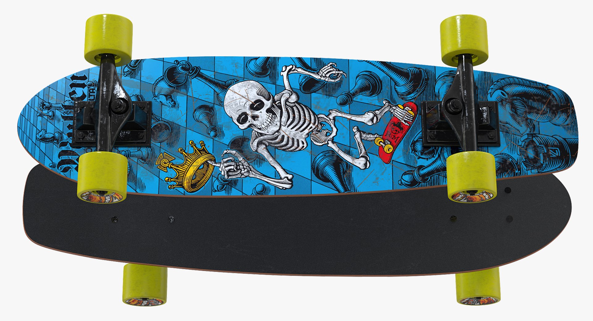 Kicktail Skateboard 3D Model - TurboSquid 1163830