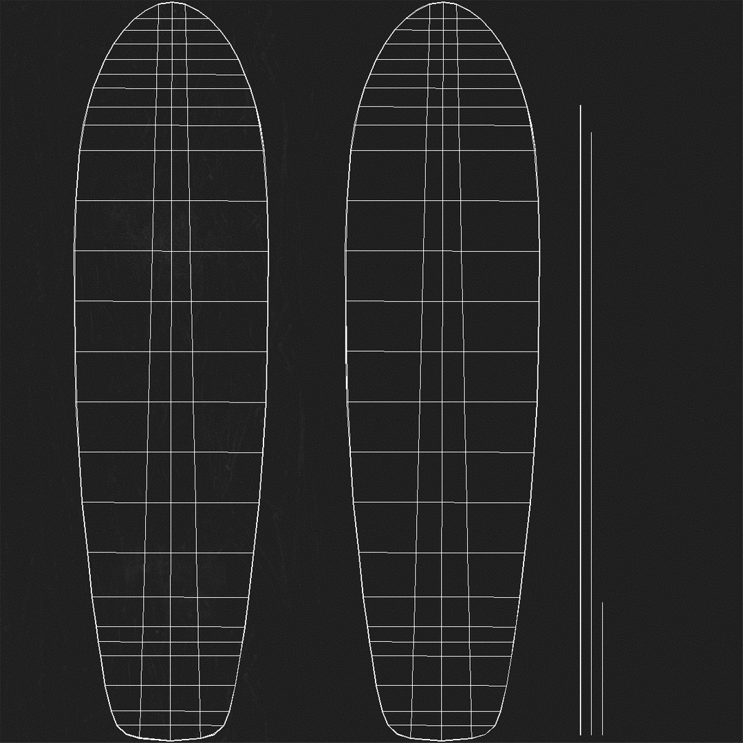 Kicktail skateboard 3D model - TurboSquid 1163830