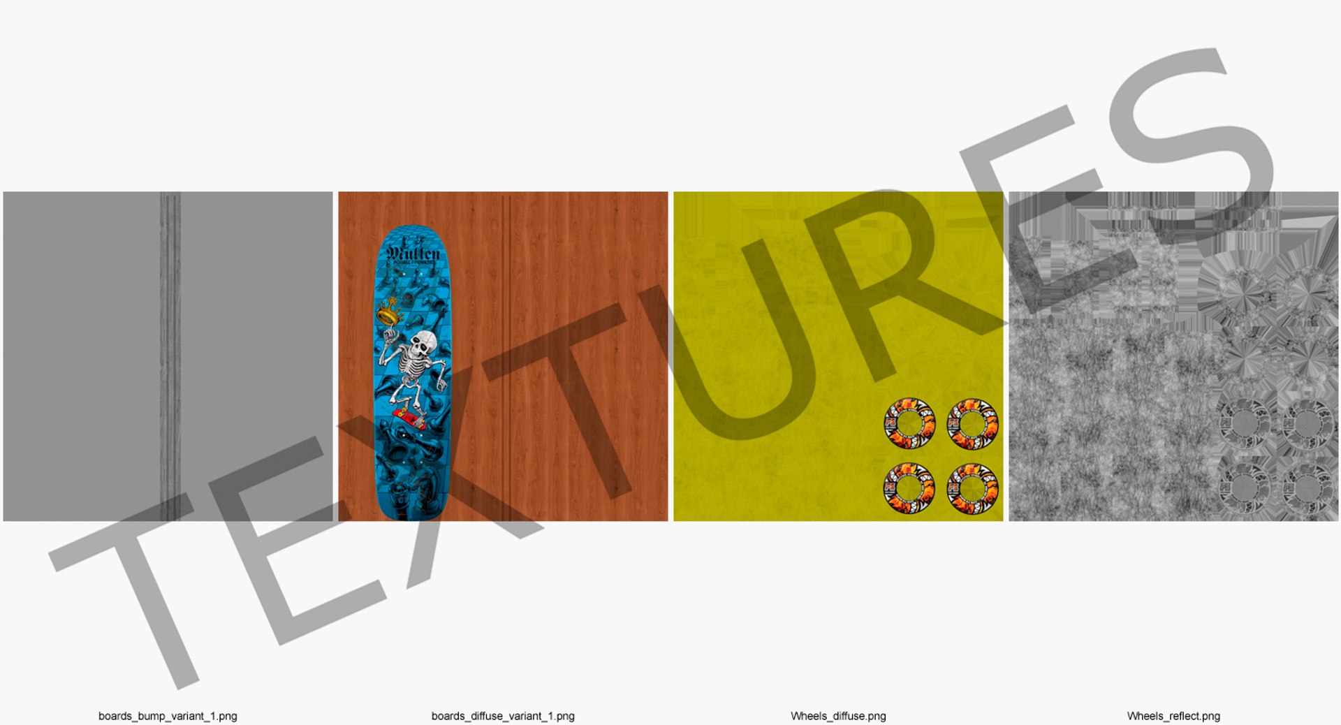 Kicktail Skateboard 3D Model - TurboSquid 1163830