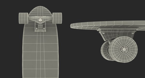 Kicktail skateboard 3D model - TurboSquid 1163830