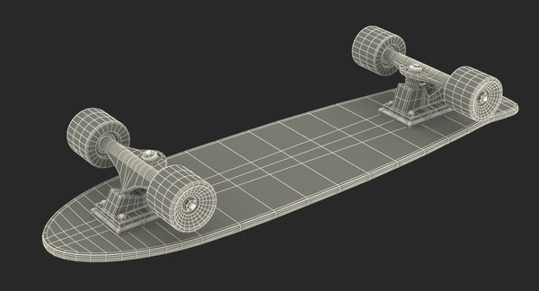 Kicktail skateboard 3D model - TurboSquid 1163830
