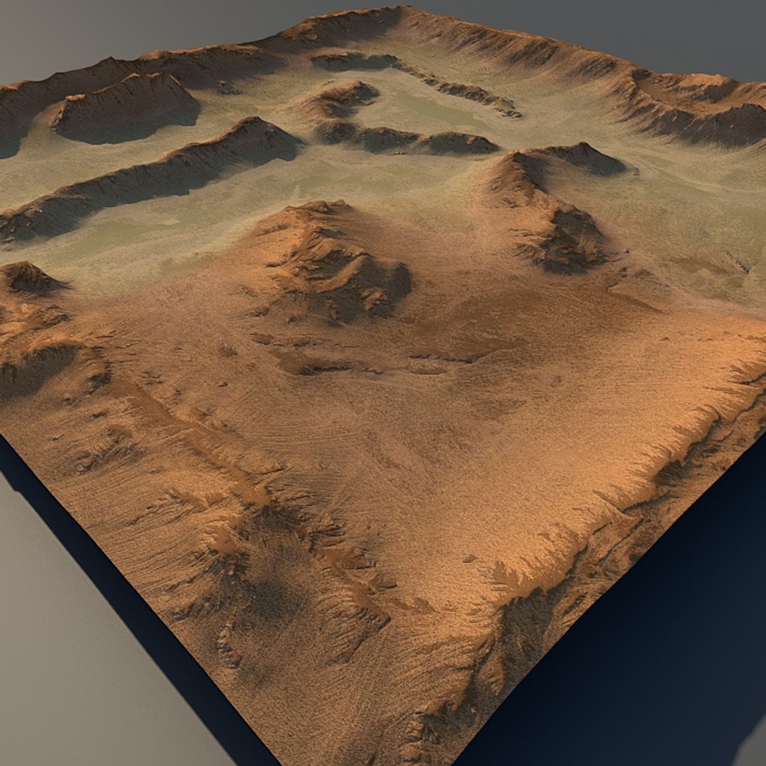 3ds Max Mountain Terrain