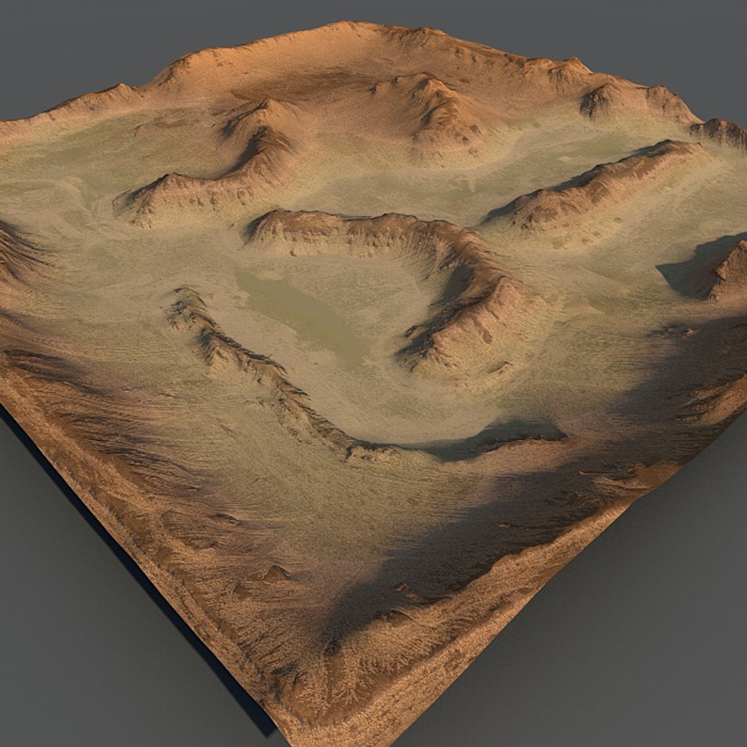 3ds Max Mountain Terrain