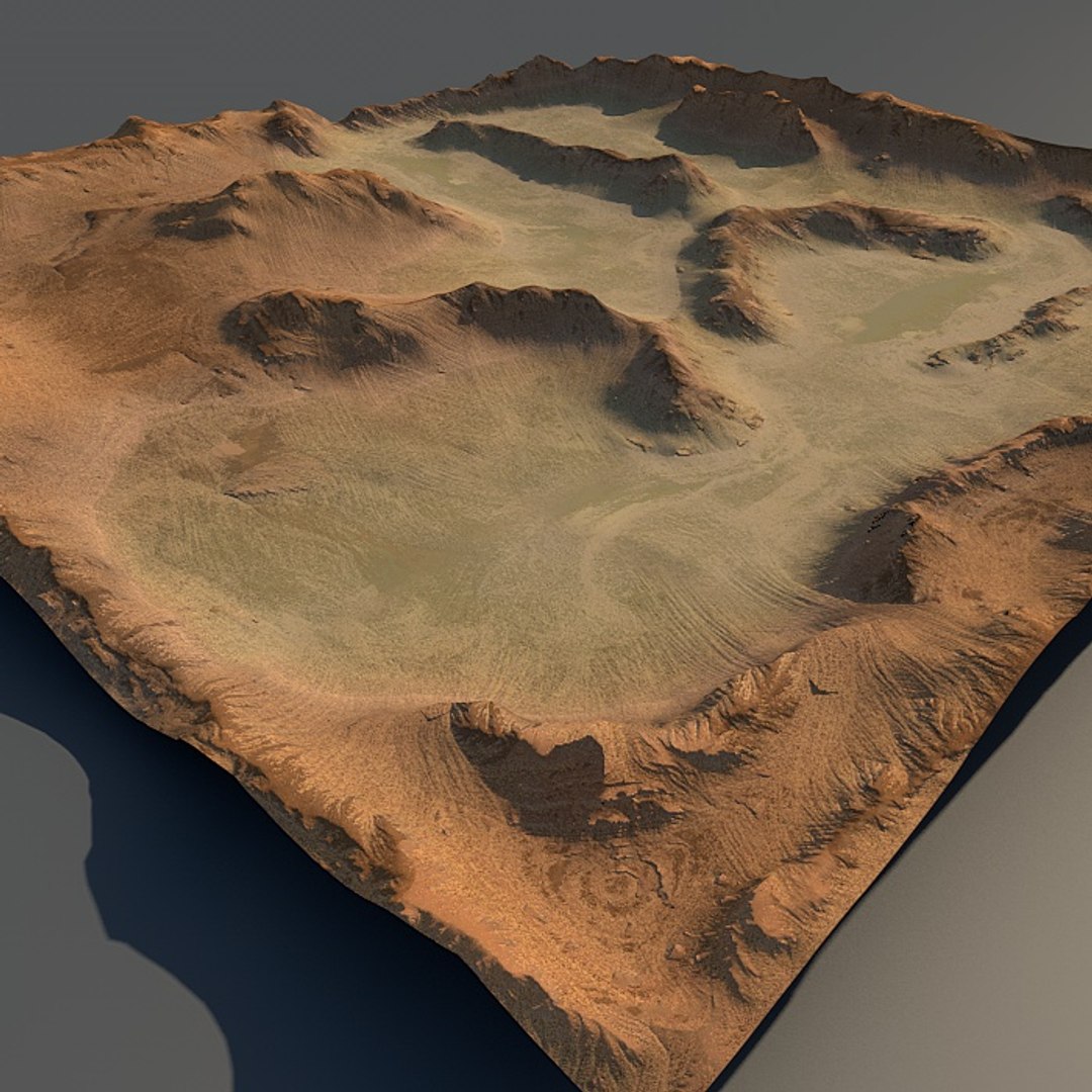 3ds Max Mountain Terrain