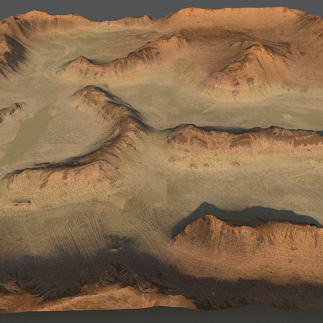 3ds Max Mountain Terrain