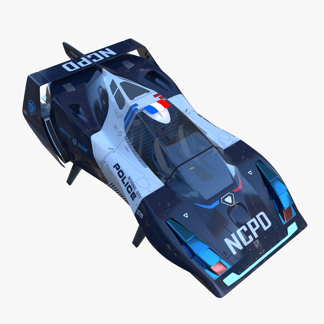 3D HOVER CAR COP NCPD - TurboSquid 2056271