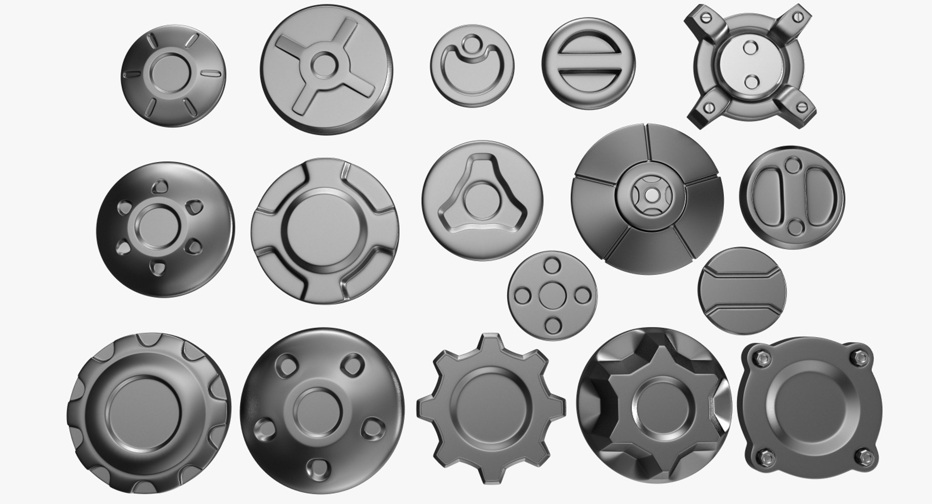 Set Hard-surface 3D Model - TurboSquid 1333320