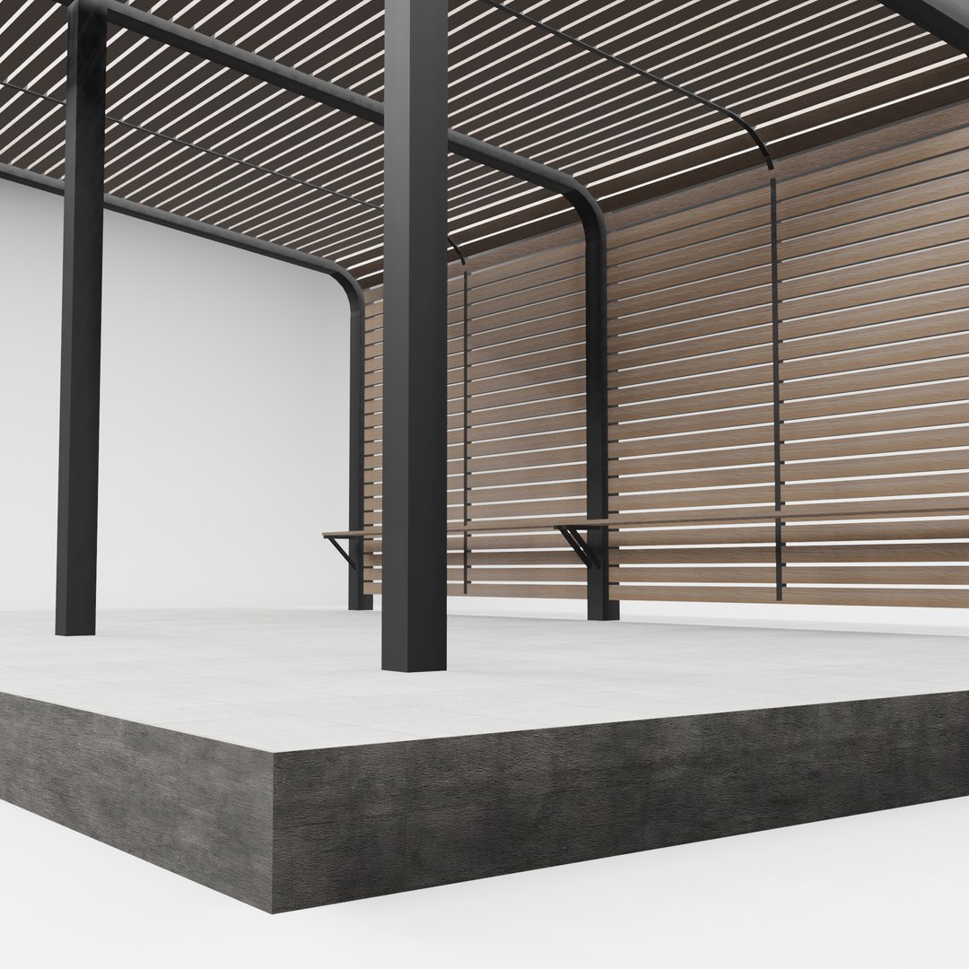 Pergola 3D Model - TurboSquid 1856241