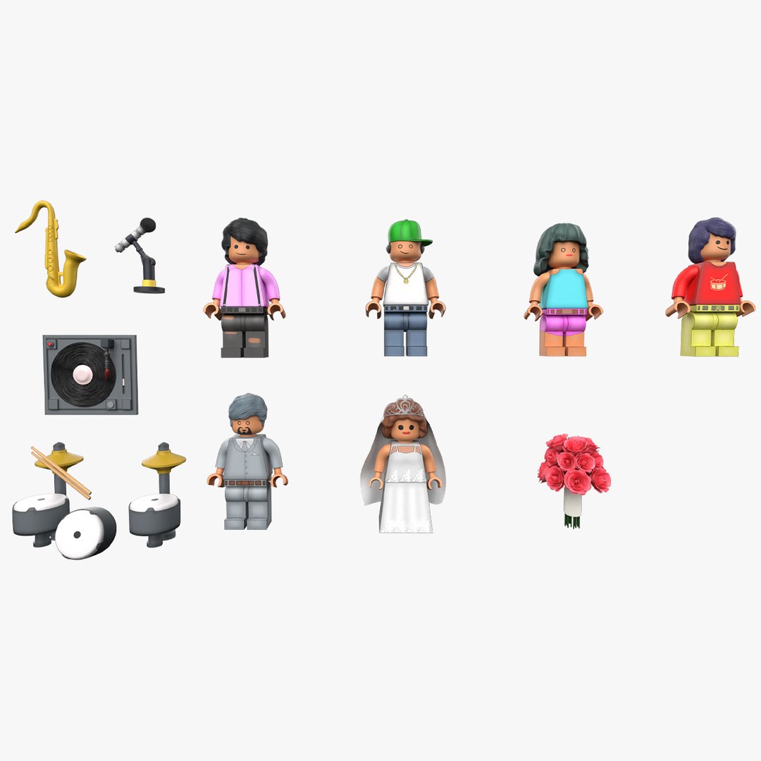 Lego Band Set 3D - TurboSquid 2386188