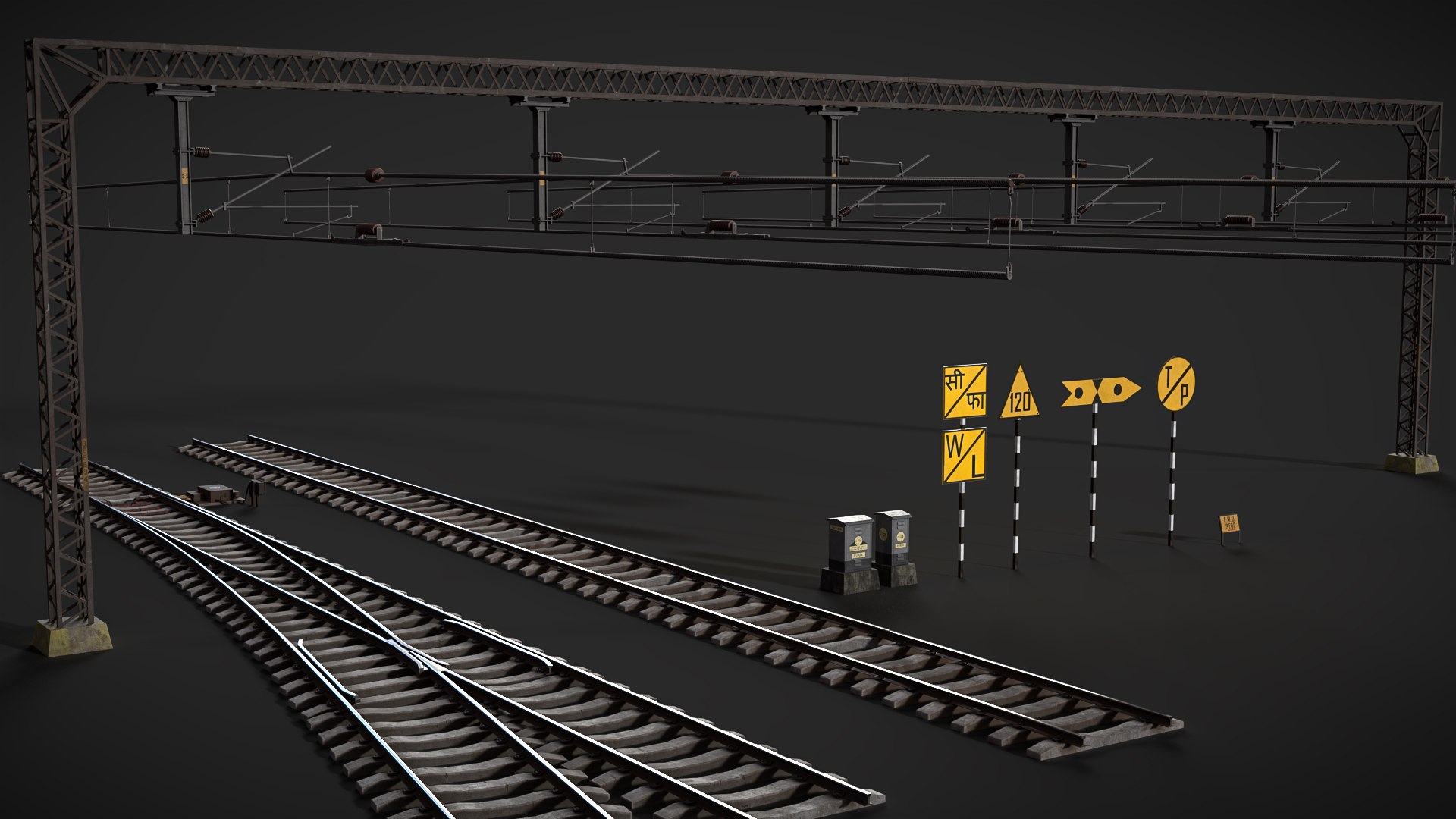 Indian Railway Props Pack 3D Model 3D Model - TurboSquid 2398225