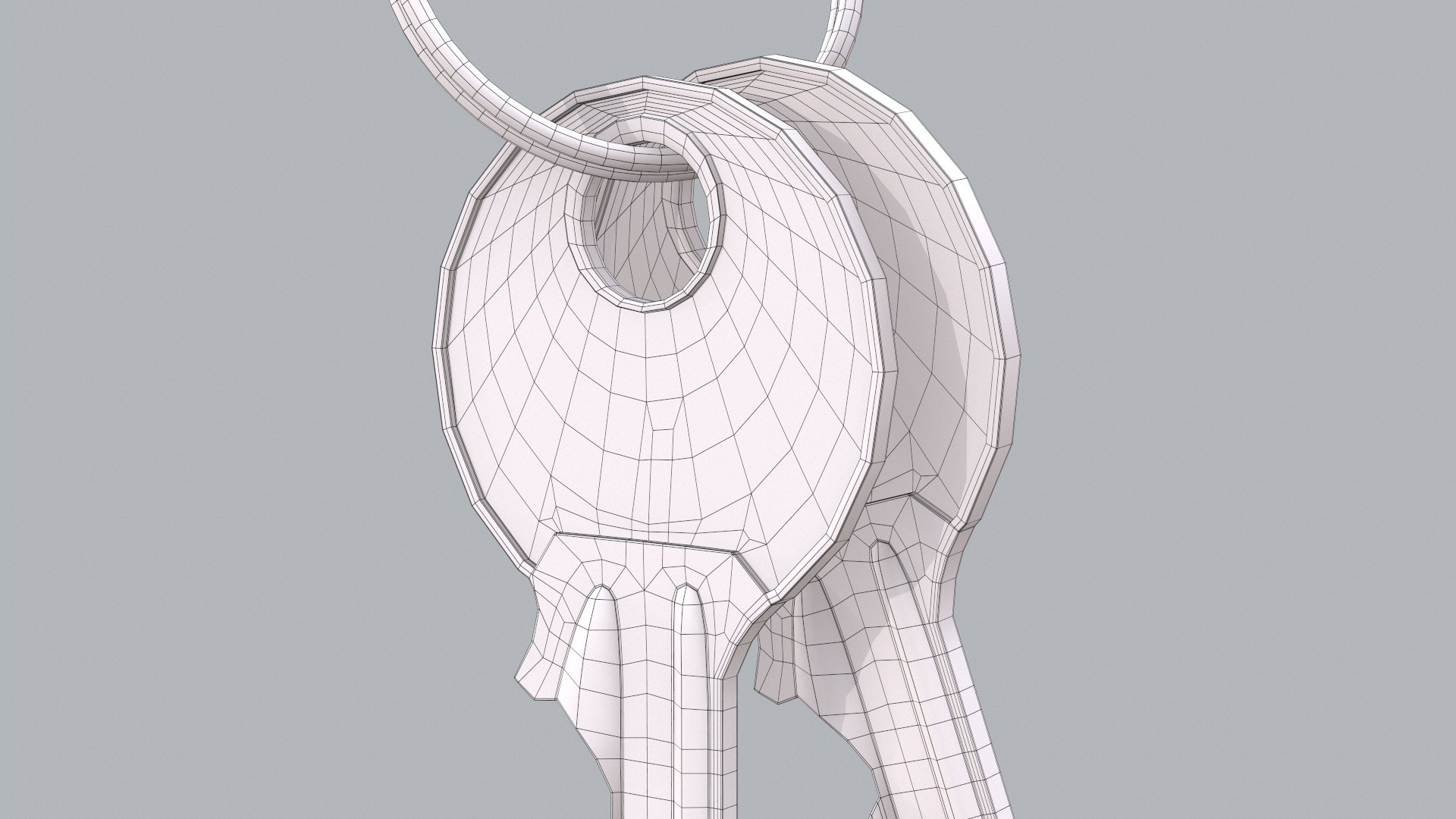 Door key keychain 3D model - TurboSquid 1427174