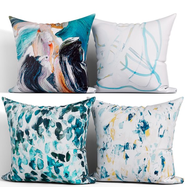 modelo 3d Decorative Pillows Set 162 - TurboSquid 1939637