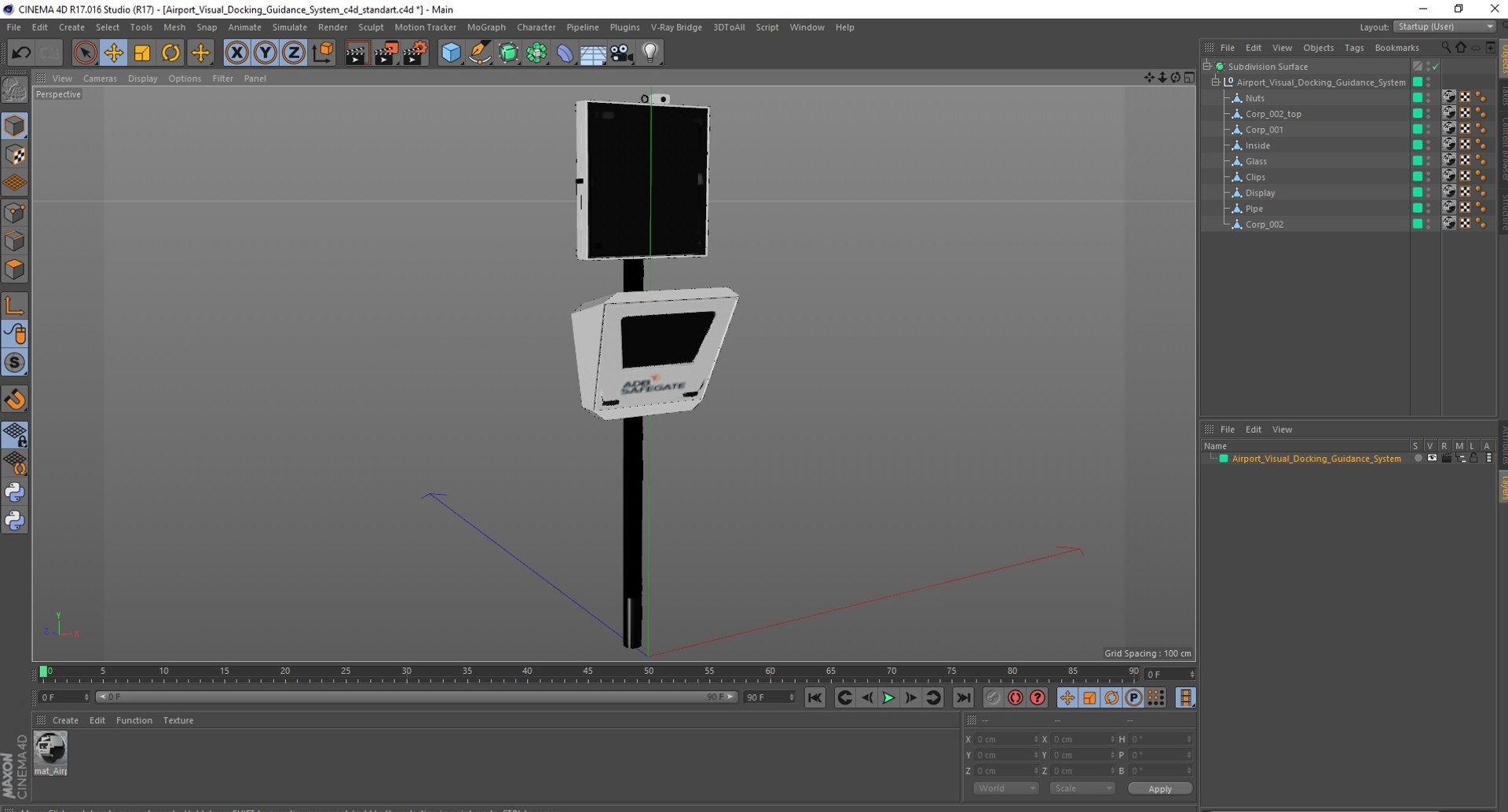 Airport Visual Docking Guidance System 3D - TurboSquid 2059875