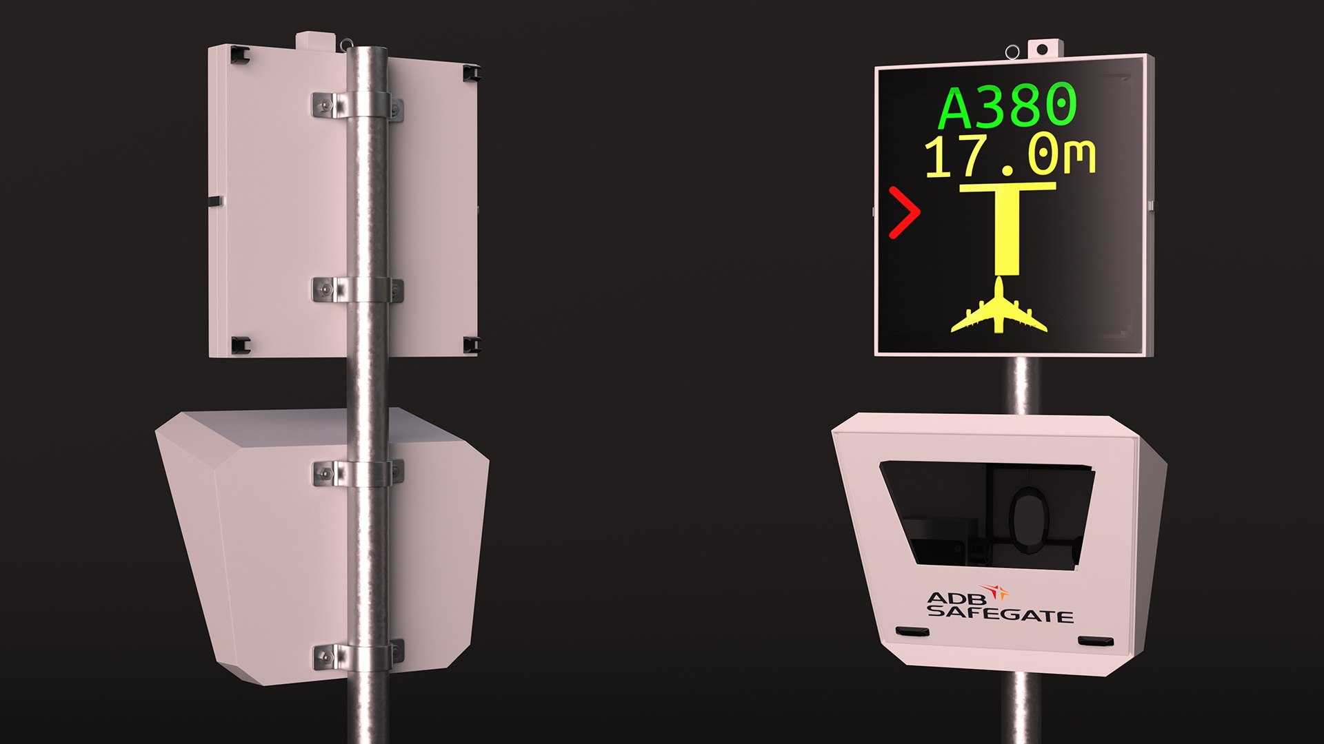Airport Visual Docking Guidance System 3D - TurboSquid 2059875