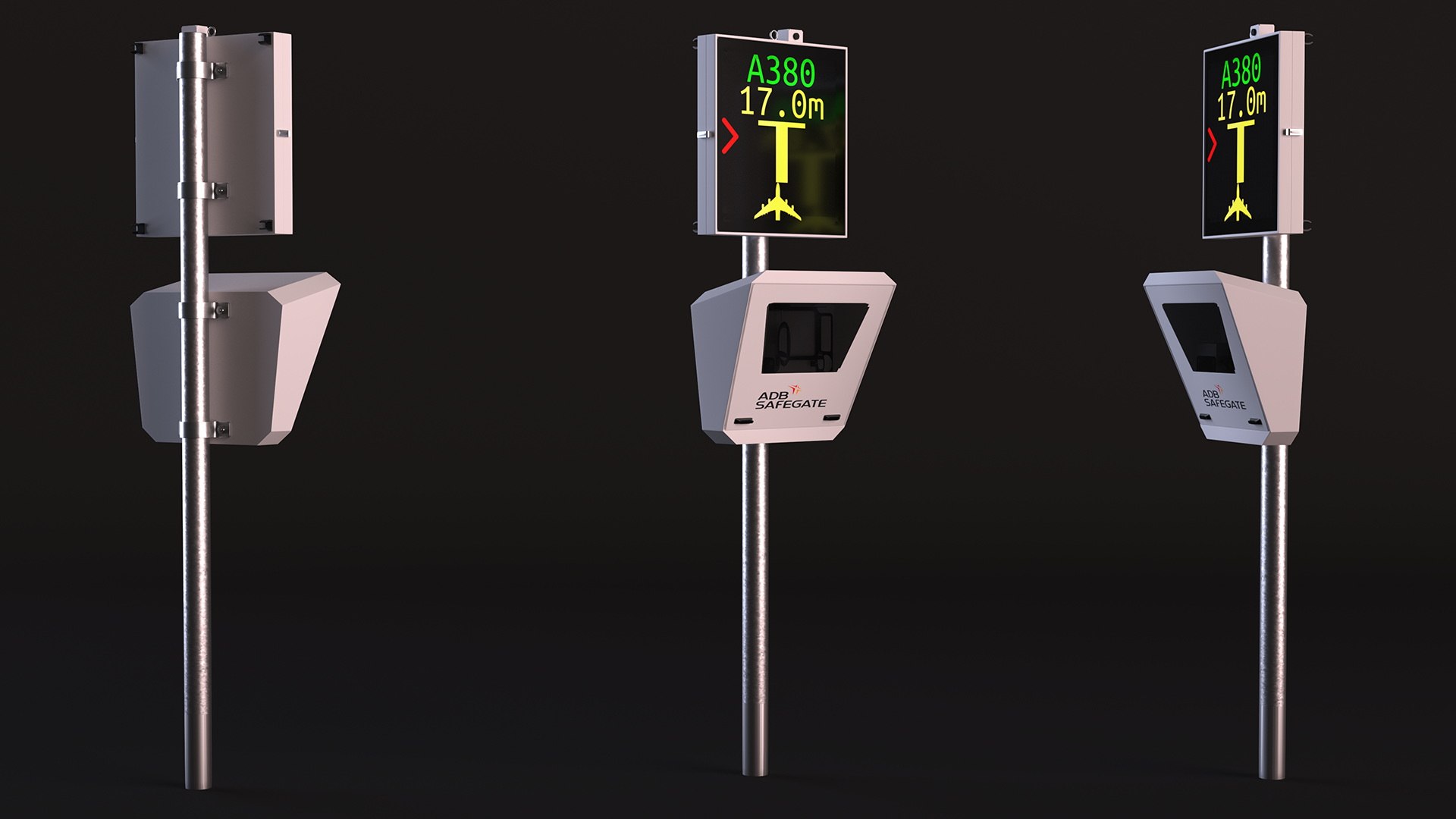 Airport Visual Docking Guidance System 3D - TurboSquid 2059875