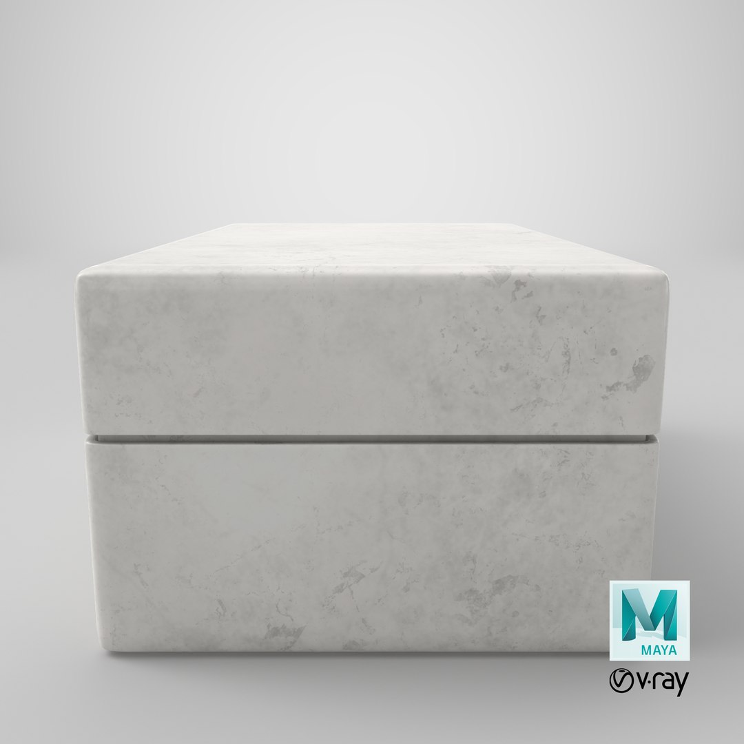 End Table Decor Box 3D Model - TurboSquid 1282465