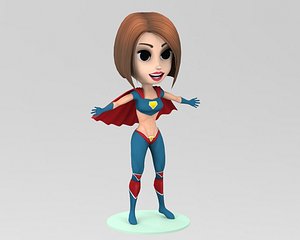 Woman Superhero 3D Models for Download | TurboSquid