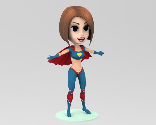 Woman Superhero 3D Models for Download | TurboSquid